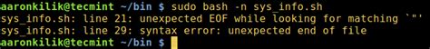 how to trace execution of commands in shell script with shell tracing