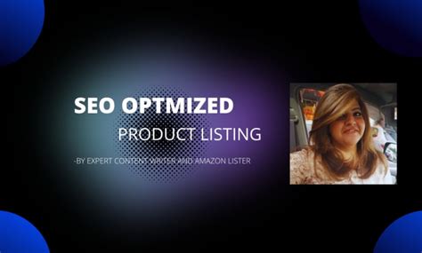 do amazon content writing listing creation and seo optimization quick