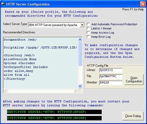 manually configuring the instance