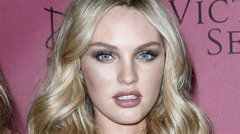 Candice Swanepoel Model Blonde Bonito Lips Sexy Sweet Brunette
