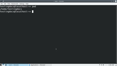 pwd linux command