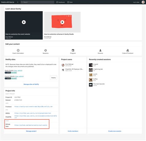 get started with the nuxt js event website guide