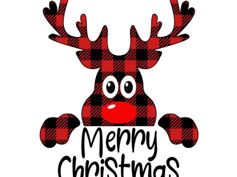 Christmas Svg Merry Christmas Svg Buffalo Plaid Christmas Svg