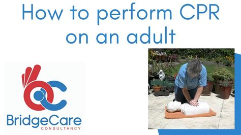 How To Perform Cpr On An Adult Youtube