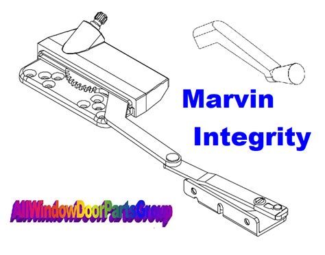 marvin integrity casement window part old style crank operators all