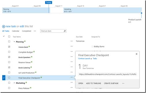 managing tasks in sharepoint microsoft 365 blog