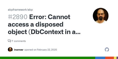 error cannot access a disposed object dbcontext in a background job