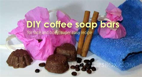 Diy Coffee Soap Bars For Face And Body Super Easy Recipe