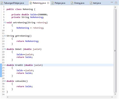membuat program java berdasarkan diagram uml ~ fajar s blog