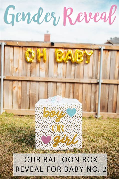 Gender Reveal Box Diy And Details From Our Gender Reveal Party