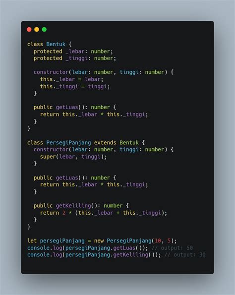 belajar typescript 40 konsep oop inheritance — minarsih tech