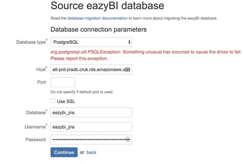how to duplicate eazybi instance to uat staging instance migration