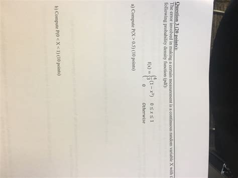 the error involved in making a certain measurement is