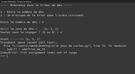 [résolu] jeux python simple console python par lacoquille33 page 1