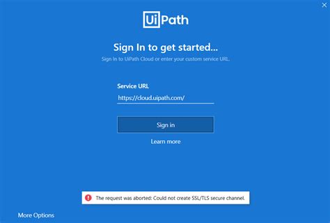 troubleshooting the request was aborted could not create ssl tls