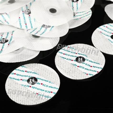 Pcf 50pcs Disposable Electrode Pads For Ecg Ekg Heart Monitor Non