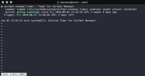 renewing let s encrypt certificates using a systemd timer