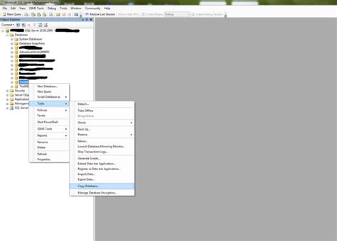 “copy database” operation quick ‘n easy way to make