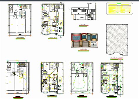 Residência E Comércio Em Autocad Baixar Cad Grátis 6 94 Mb Bibliocad