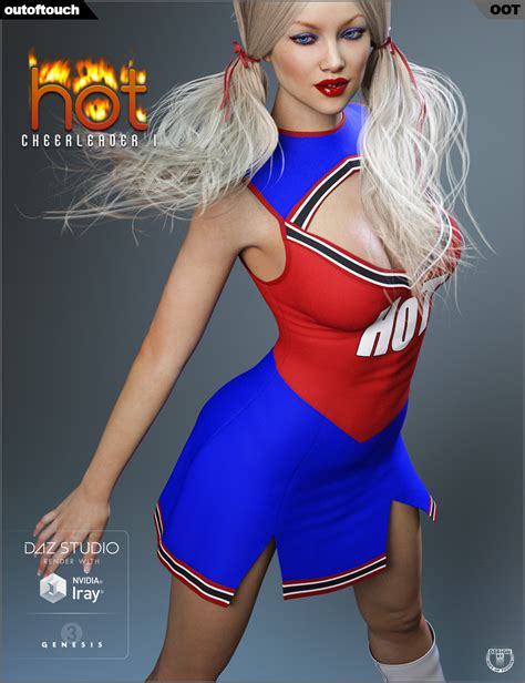 Hot Cheerleader 1 Outfit For Genesis 3 Female S Daz 3d
