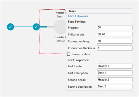 design time winforms stepprogressbar control telerik ui for winforms
