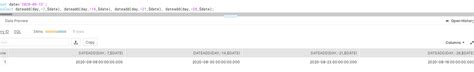 snowflake sql to get get last 5 sundays stack overflow