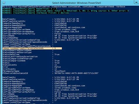 powershell time sync orchestrate monitoring of remote servers