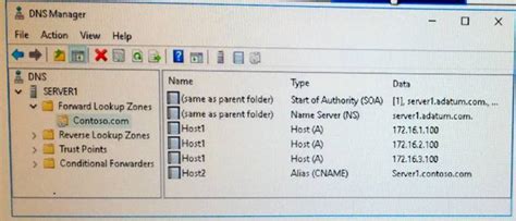 you have two servers named server1 and server2 that run windows server