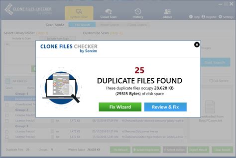 find duplicate word documents and other files in your computer easily