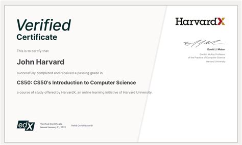 what is a verified certificate edx help center