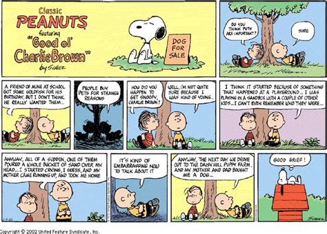 Peanuts By Charles Schulz For February 03 2002