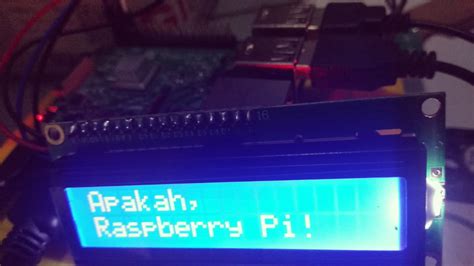 raspberry pi 16×2 lcd i2c dengan pemrograman python