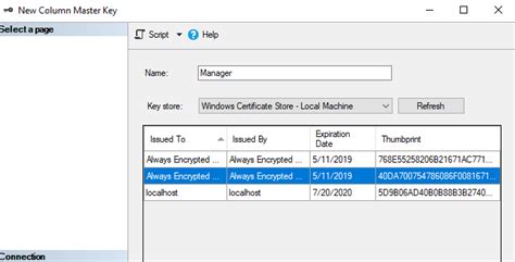 create always encrypted certificate sql freelancer blog