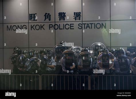 Mongkok Kowloon Hong Kong S A R 17th Aug 2019 Pro Democracy