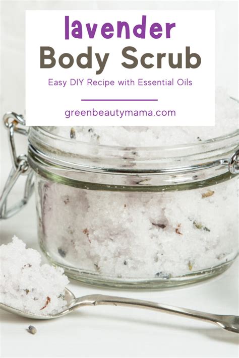 Easy Diy Lavender Foaming Sugar Scrub Recipe