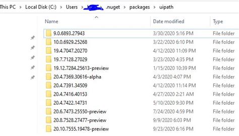 rpa uipath solutions cannot create unknown type ” schemas
