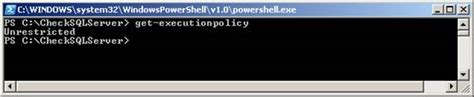 check your sql server using windows powershell part 1 —