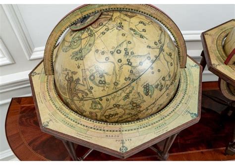 Reproduction Giovanni Maria Cassini 1790 Terrestrial Globe And 1792