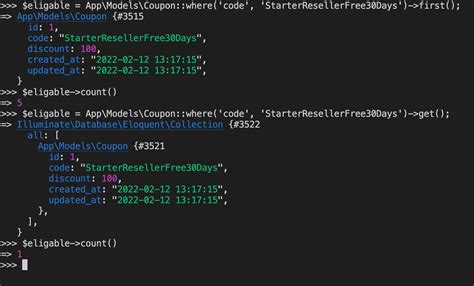 eloquent laravel first count return more than one stack overflow