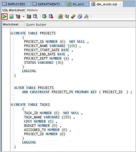 testing and debugging procedures with sql developer