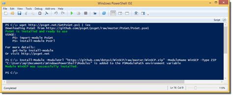 use powershell to download through sftp and scp 4sysops