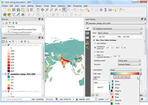 basic raster styling and analysis qgis3 — qgis tutorials and tips