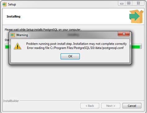 installation error installing postgresql with windows7 stack overflow