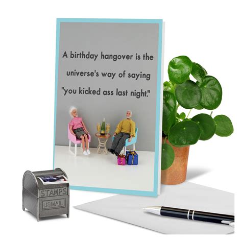 Birthday Hangover Funny Birthday Paper Card