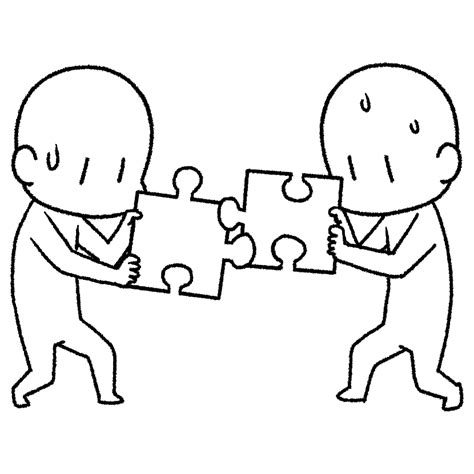 パズルが組み合わさらない まんがのそざい