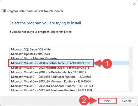 how to fix error code 0x80070666 while installing microsoft visual c