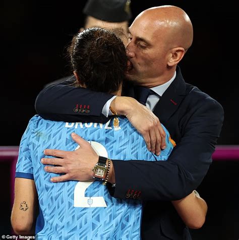 Disgraced Spanish Football Boss Luis Rubiales Forcefully Kissed