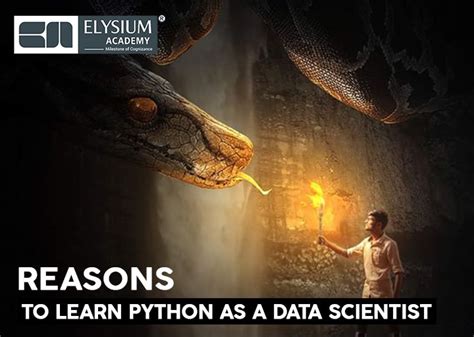 reasons to learn python as a data scientist benefits of pythonlanguage