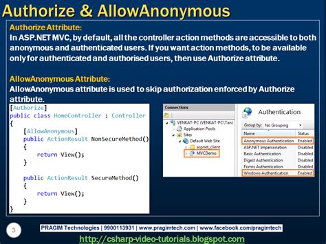 sql server and c video tutorial part 70 authorize and