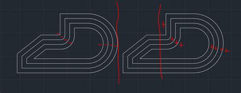 solved offsetting a shape that has a round corner made with fillet
